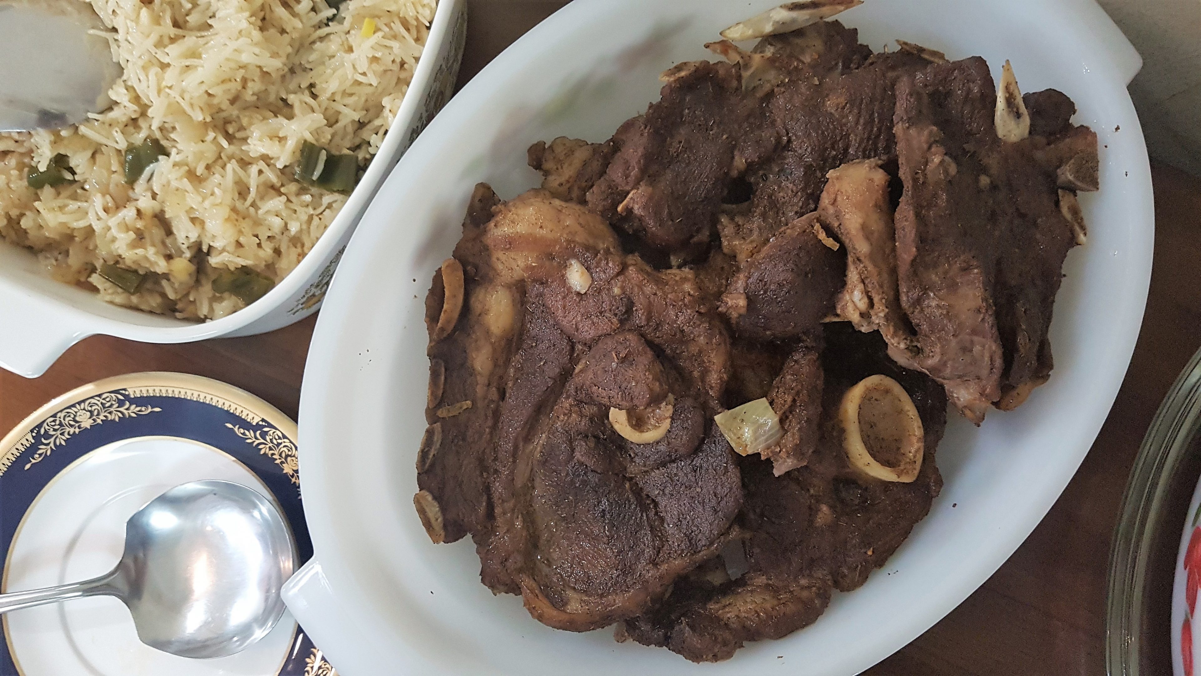 purrfect bliss » Weekend Cooking: Lamb Haneeth with Rice